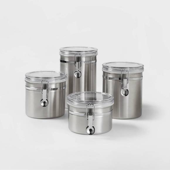 Threshold | Storage & Organization | Threshold Canister Set 4 Pack ...